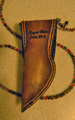 Boye Sub-Basic with 'Single Rose' Etching, Cocobolo Handle and Hand-Ca ...