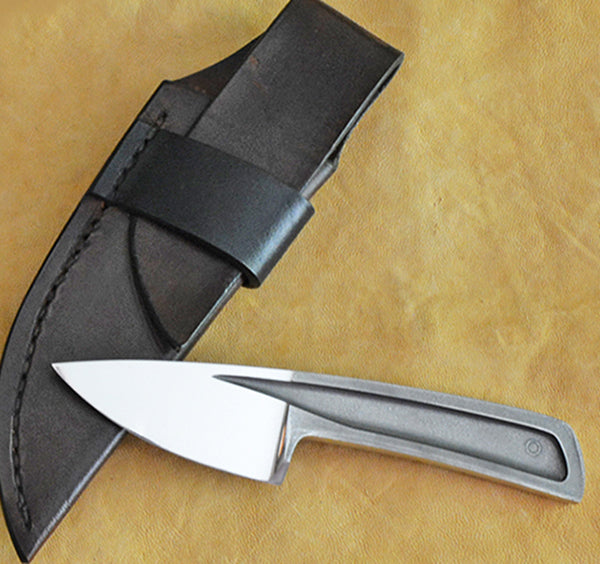 Boye Basic 2 Cobalt~New Style with Dark Brown Leather Flap Sheath ...