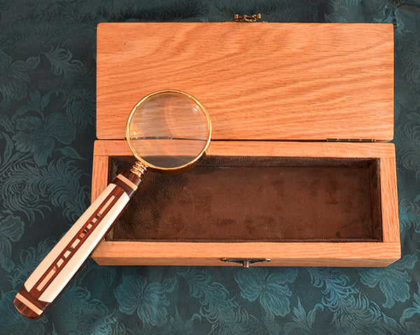 Magnifying Glass with Custom Box and Scrimshaw Adornment. – Francine ...