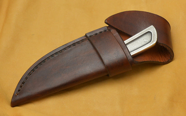 Boye Basic 2 Cobalt~New Style~with Dark Brown Leather Flap Sheath ...